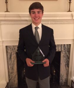 Alex Dillard '19 Honored | Boarding School for Boys - Blue Ridge School